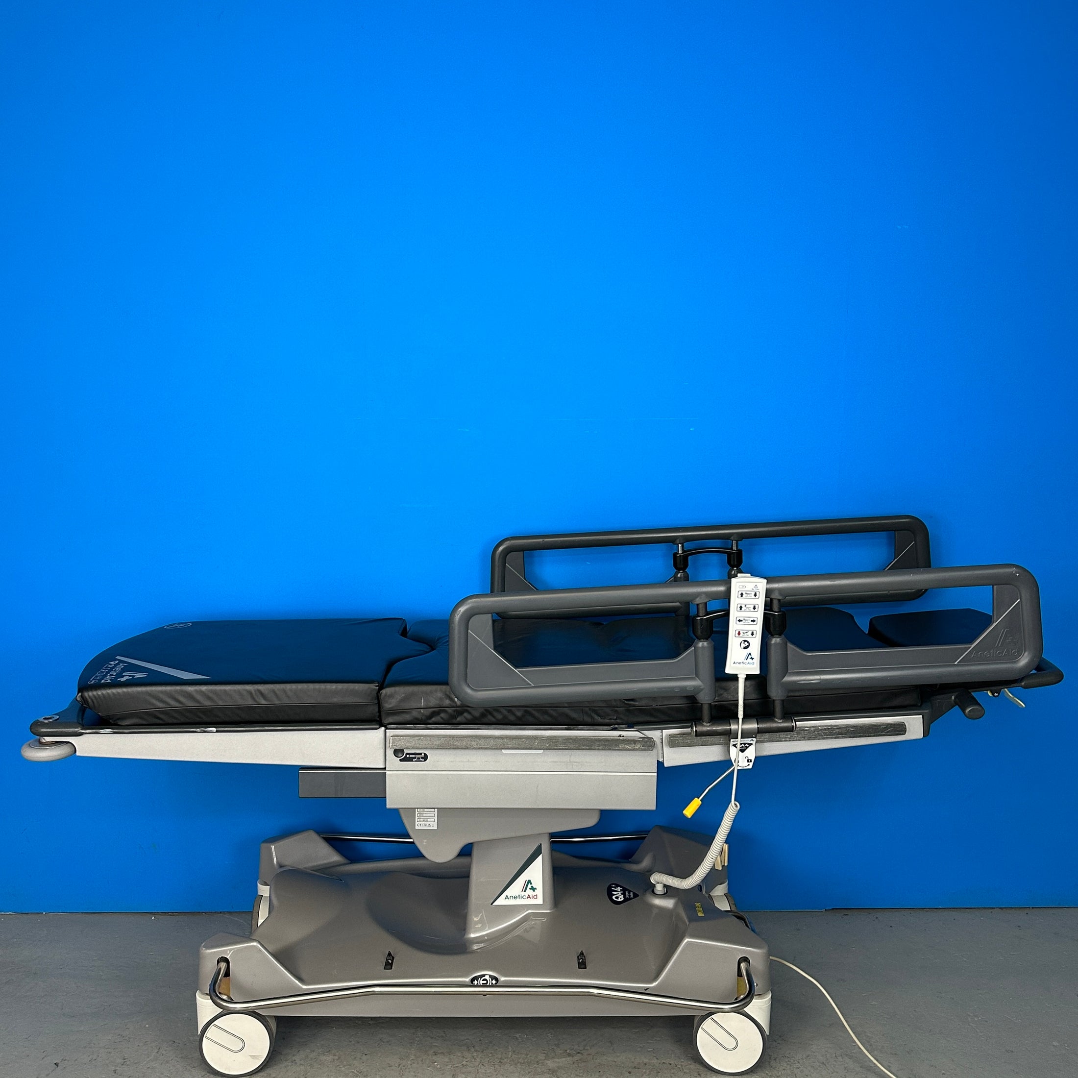 Anetic Aid QA4 Electric Patient Trolley with Cushions and Controller ...