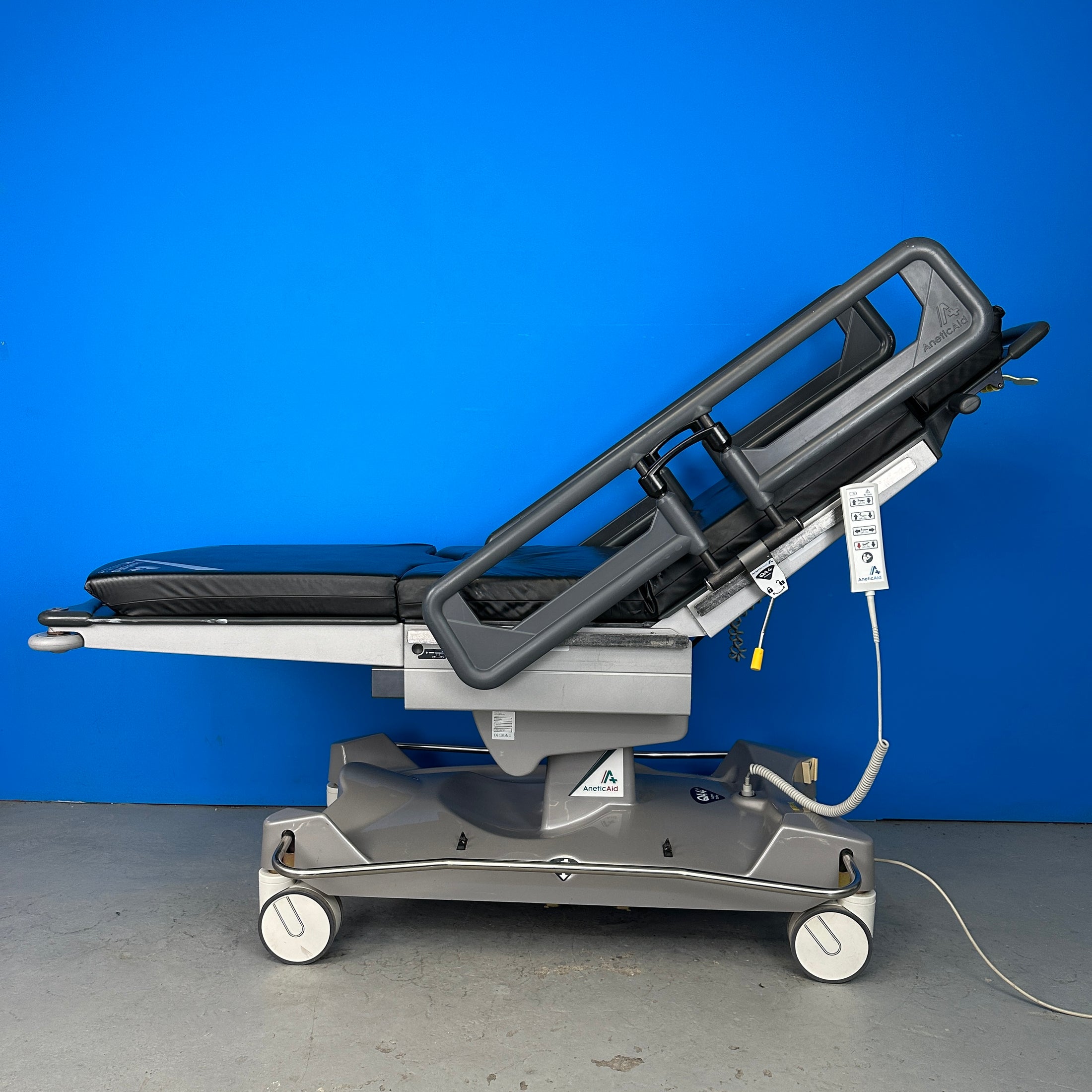 Anetic Aid QA4 Electric Patient Trolley with Cushions and Controller ...
