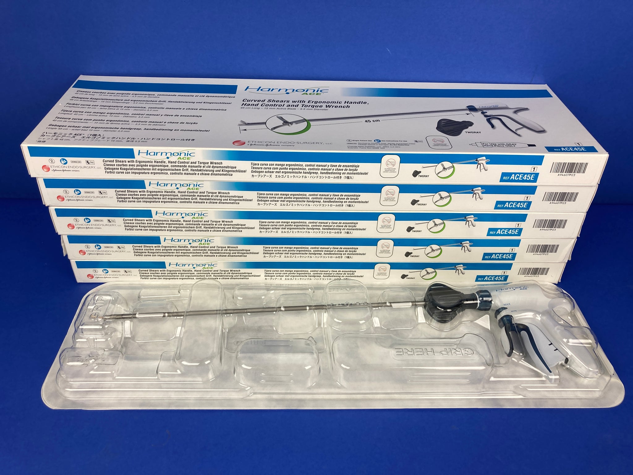 Ethicon Endo surgery Harmonic Ace Curved Shears with Ergonomic Handle ...