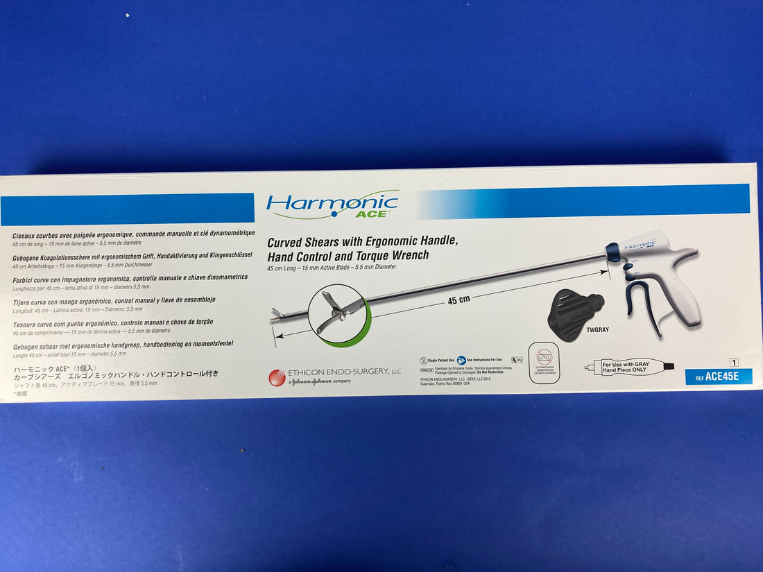 Ethicon Endo surgery Harmonic Ace Curved Shears with Ergonomic Handle ...