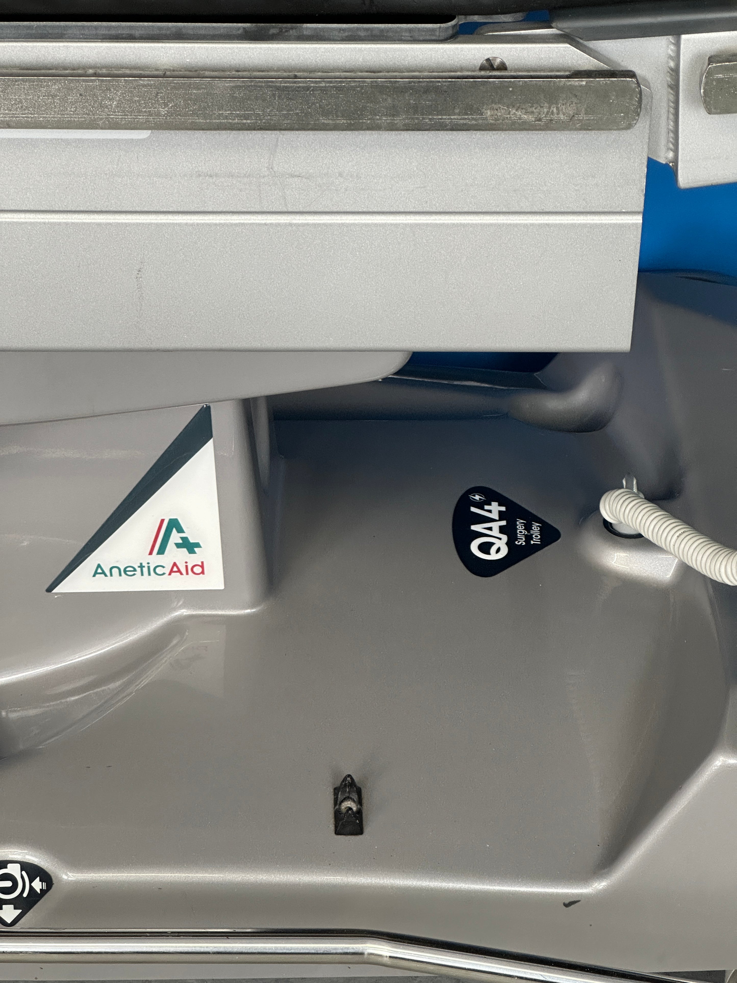 Anetic Aid QA4 Electric Patient Trolley with Cushions and Controller ...