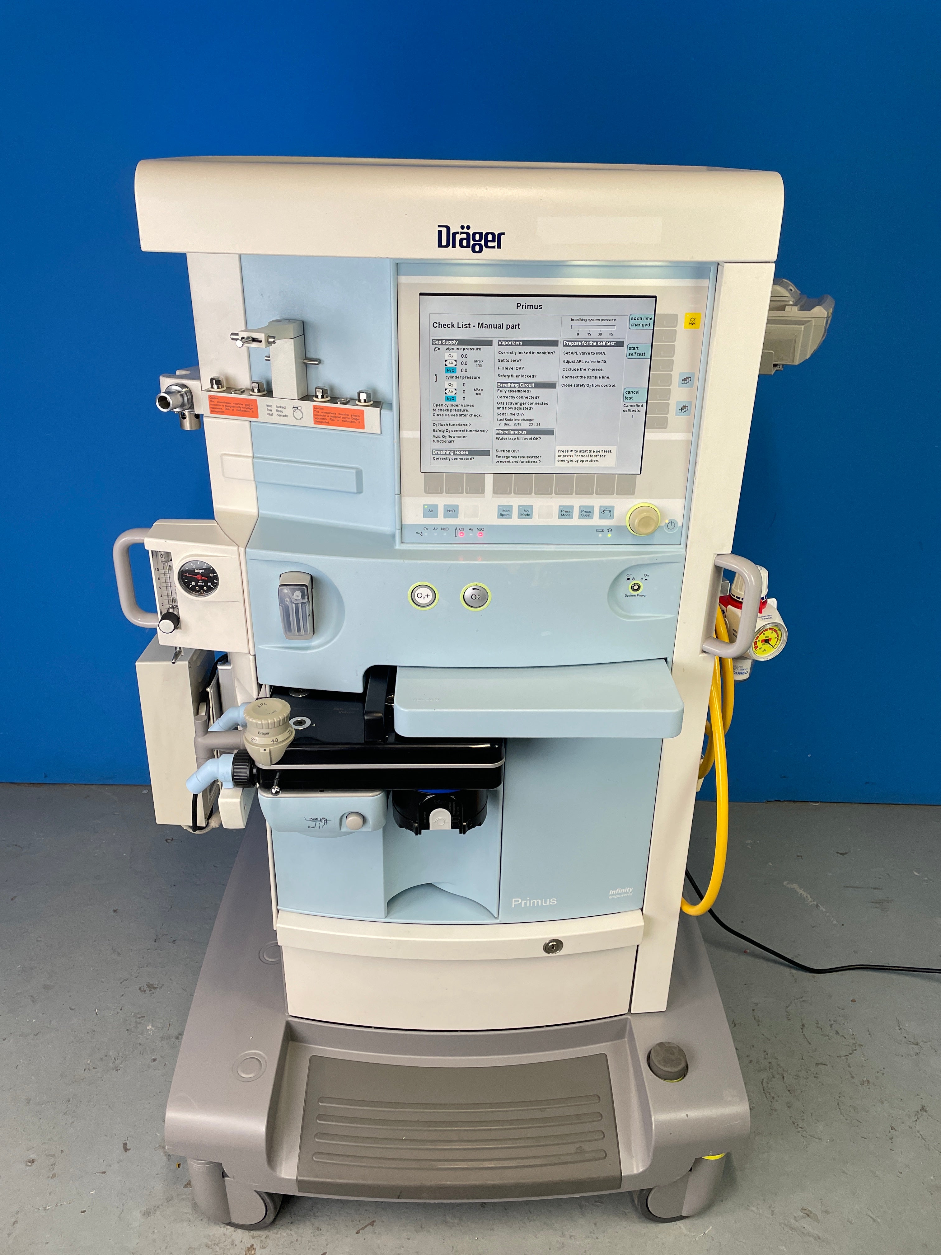 Drager Primus Infinity Empowered Anesthesia Machine – MedGill Ltd