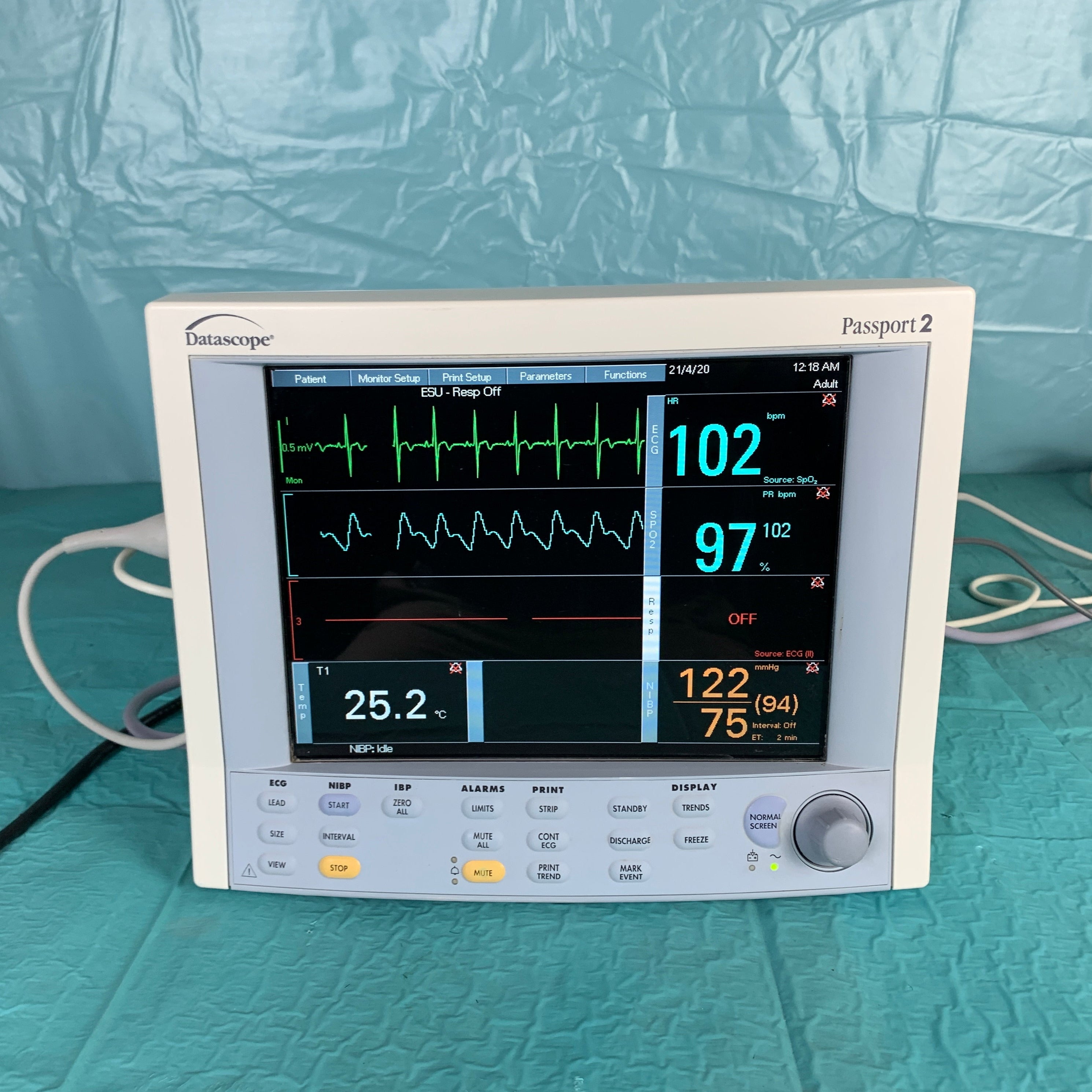 DATASCOPE Passport 2 Cardiac Monitor – MedGill Ltd